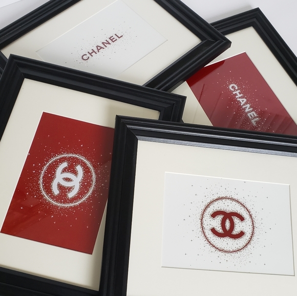 CHANEL | Wall Decor | Four 8x Luxe Gallery Wall Frame Set W Chanel Ltd ...